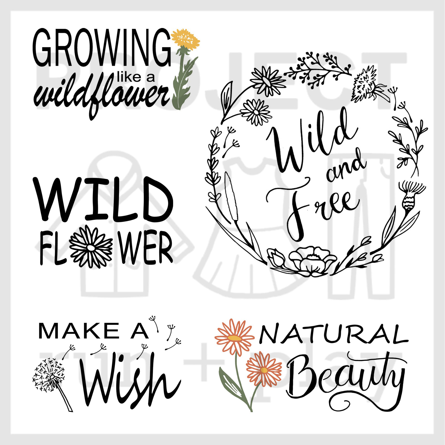 Wildflowers Digital Designs – Project Run + Play